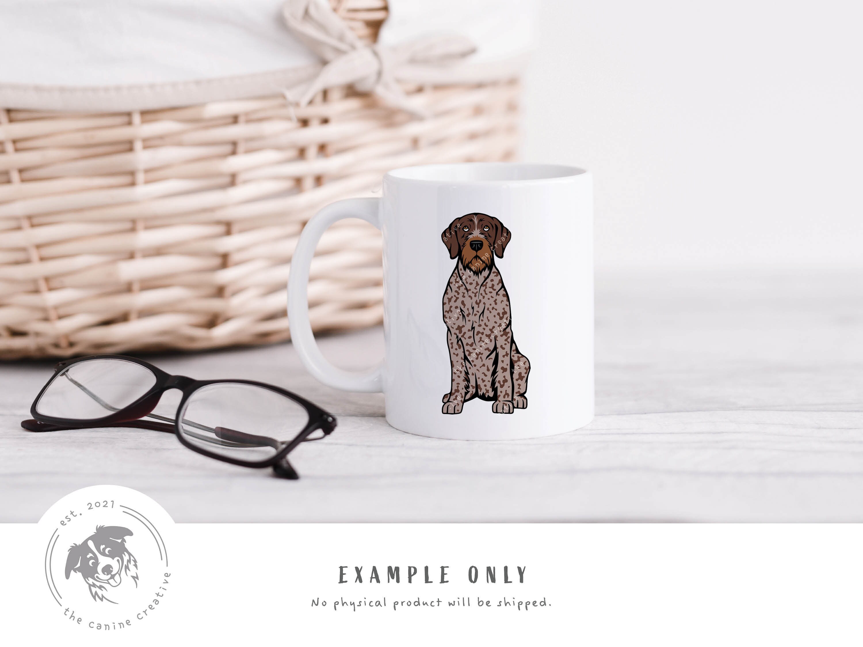 German Wirehaired Pointer SVG, GWP SVG, Sitting Dog Svg, German Wire ...