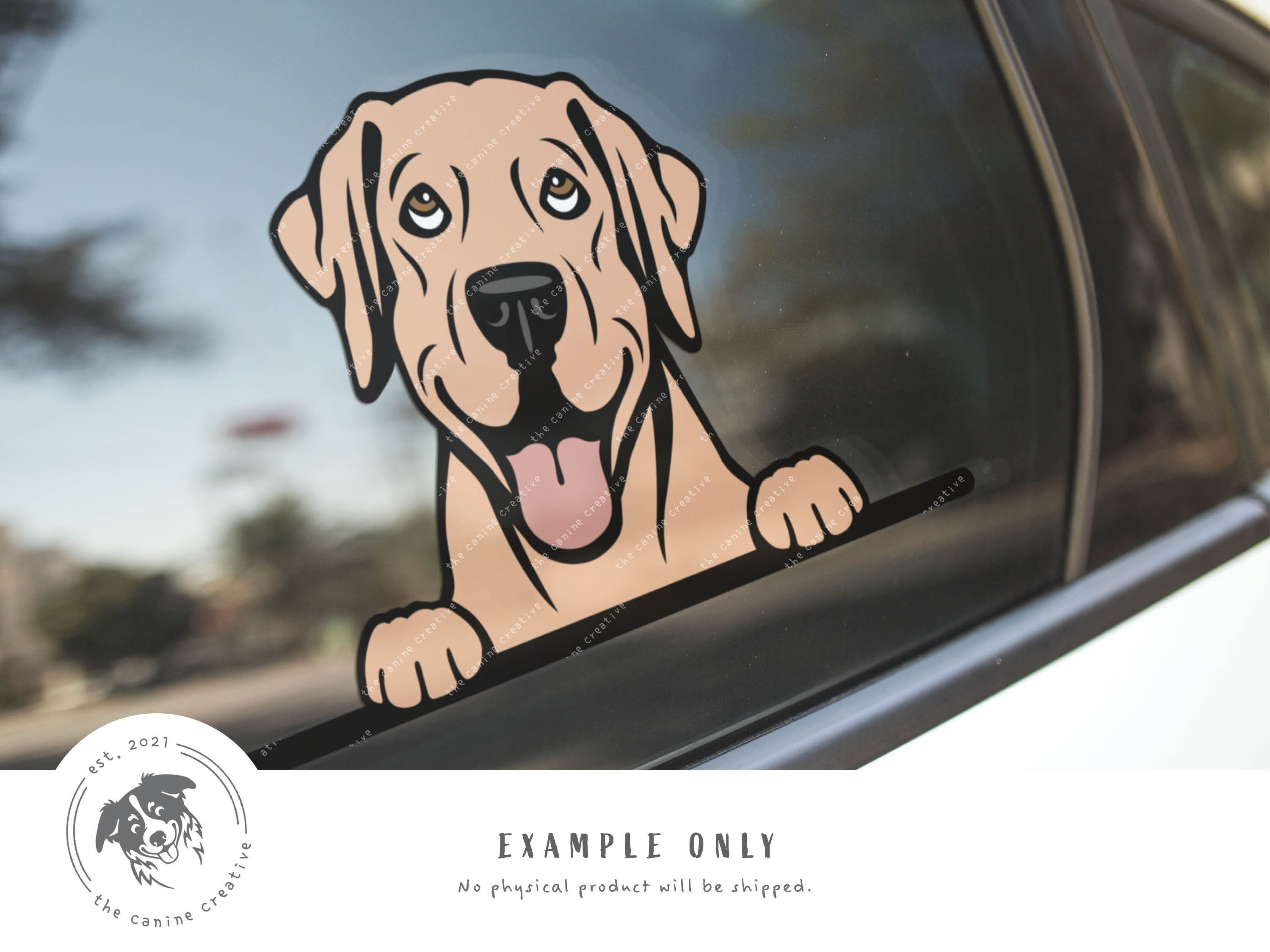 Labrador SVG Peeking Dog SVG 1 Yellow Lab Dog Vector Black - Etsy