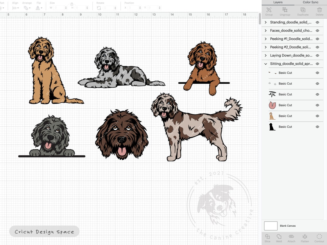 Doodle SVG Bundle Doodle Dog Clipart Merle Aussiedoodle Png - Etsy