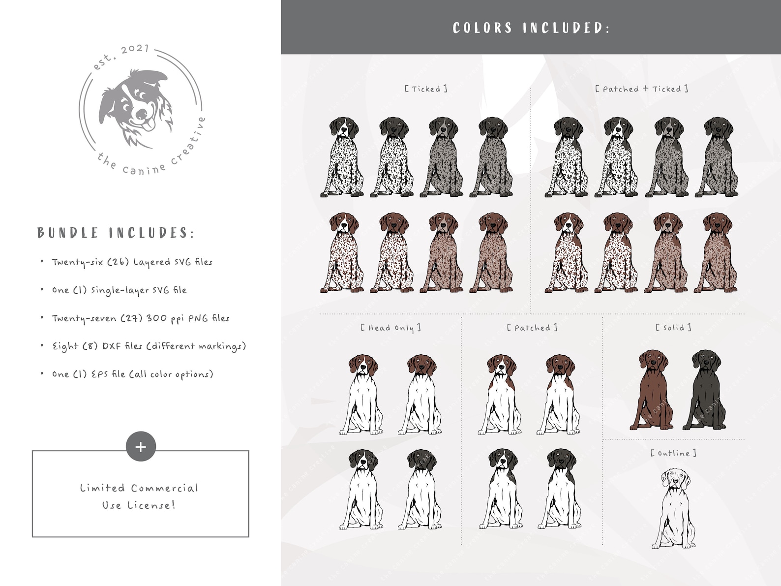 German Shorthaired Pointer SVG, GSP SVG, Sitting Dog Svg, German ...