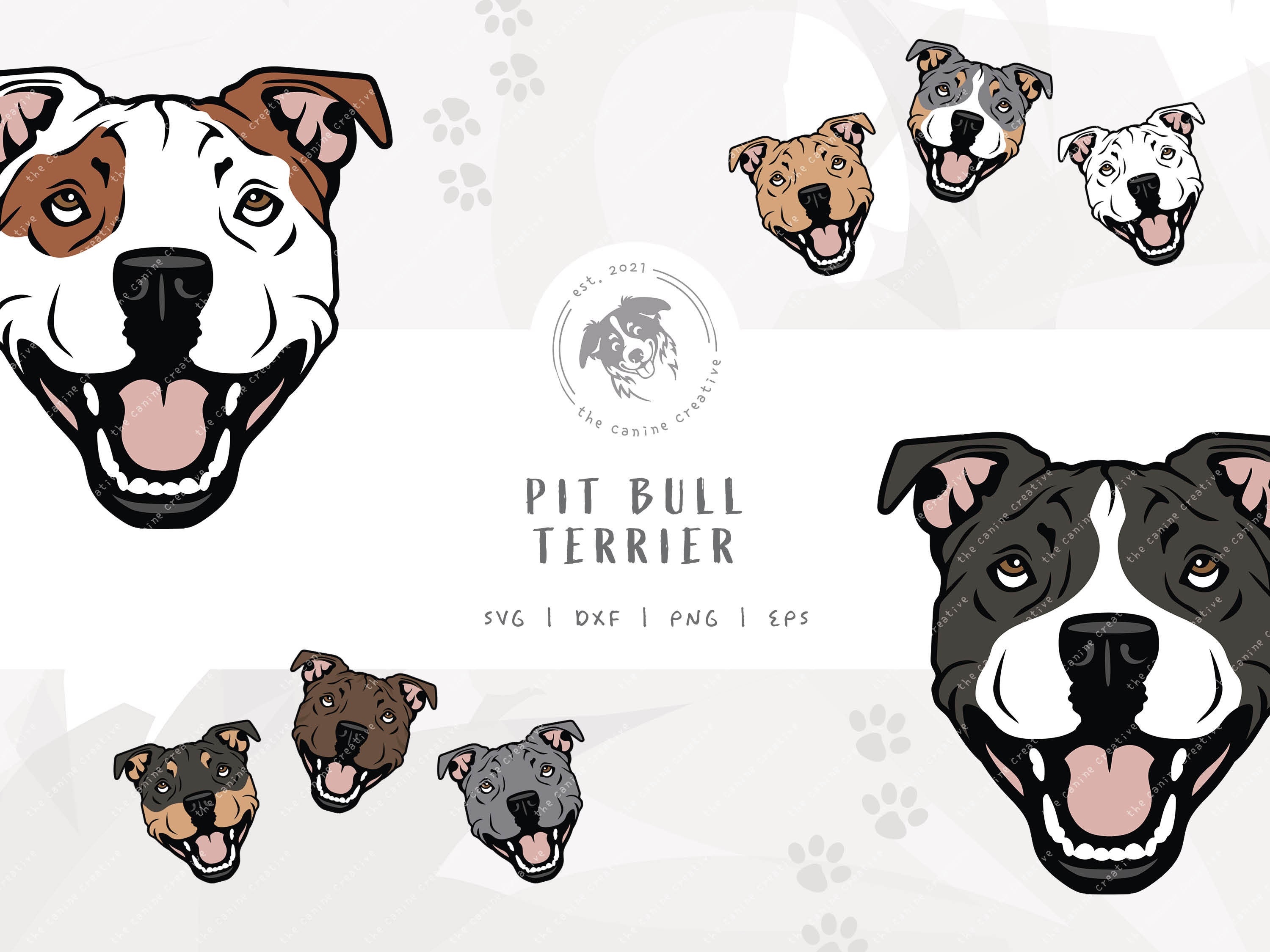 Pit Bull Face SVG Pittie SVG Pitty PNG Staffie Svg Staffy - Etsy Australia