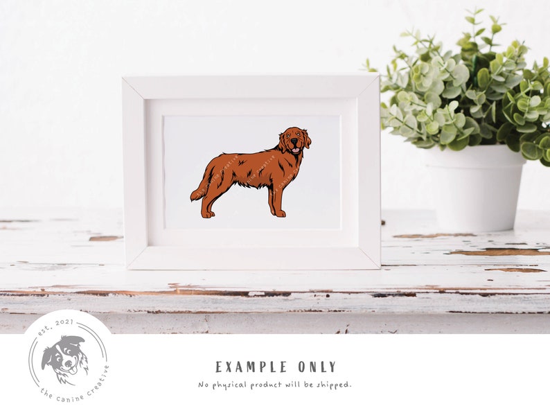 Golden Retriever SVG Standing Dog SVG Golden SVG Pet - Etsy