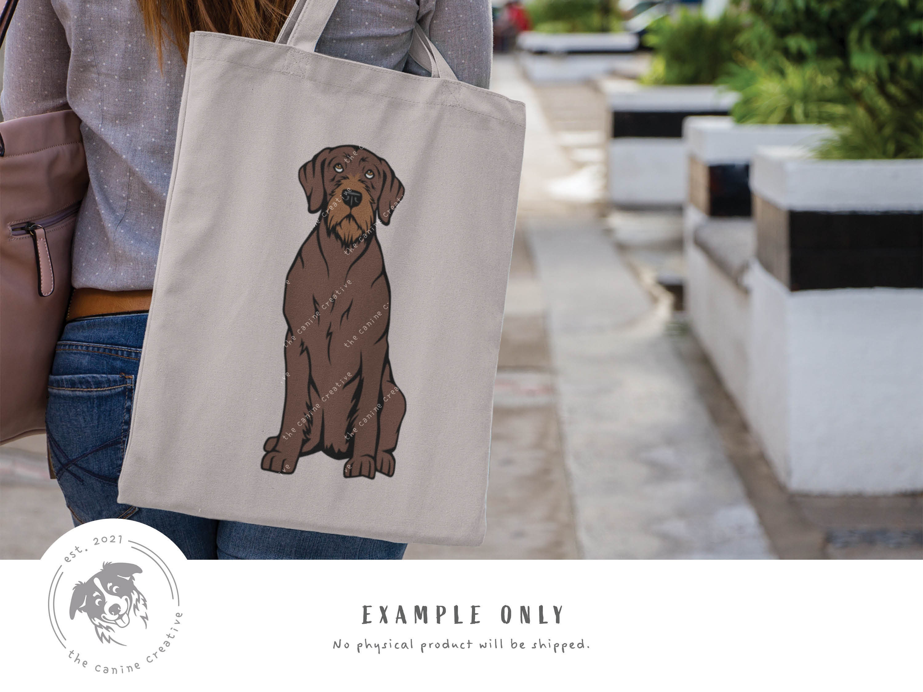 German Wirehaired Pointer SVG GWP SVG Sitting Dog Svg - Etsy