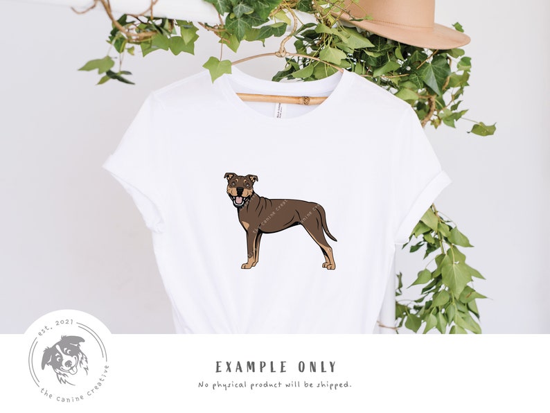 Pit Bull SVG, Staffordshire Dog PNG, Standing Dog Clipart, Layered ...