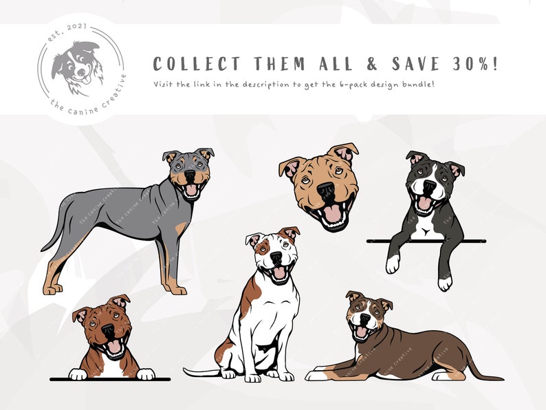 Pit Bull Face SVG Pittie SVG Pitty PNG Staffie Svg Staffy - Etsy