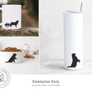 Bernese Mountain Dog SVG Bundle, Berner Silhouette Clipart, Dog Breed ...