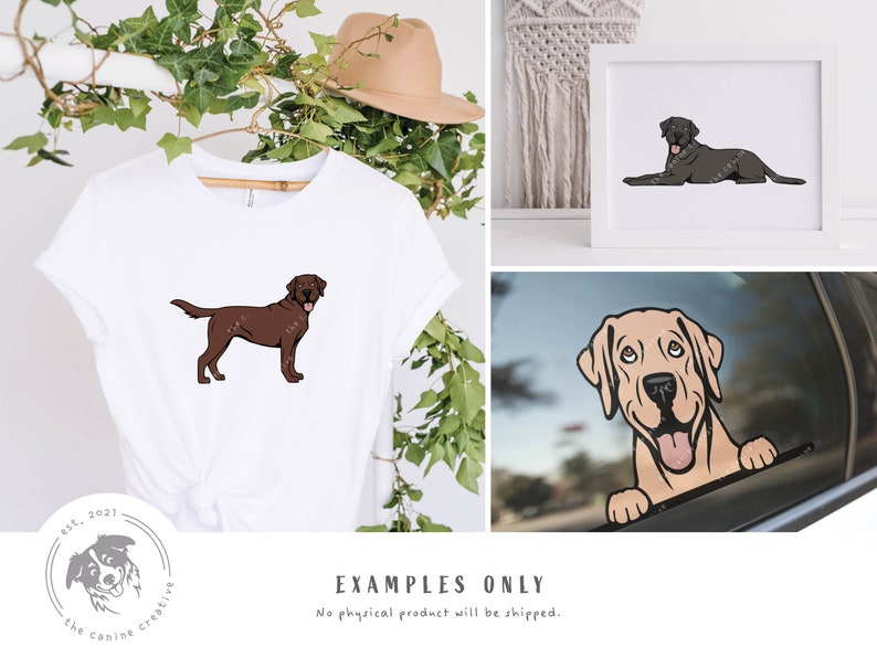 Labrador SVG Bundle Lab Face SVG Sitting Dog Art Standing - Etsy Ireland