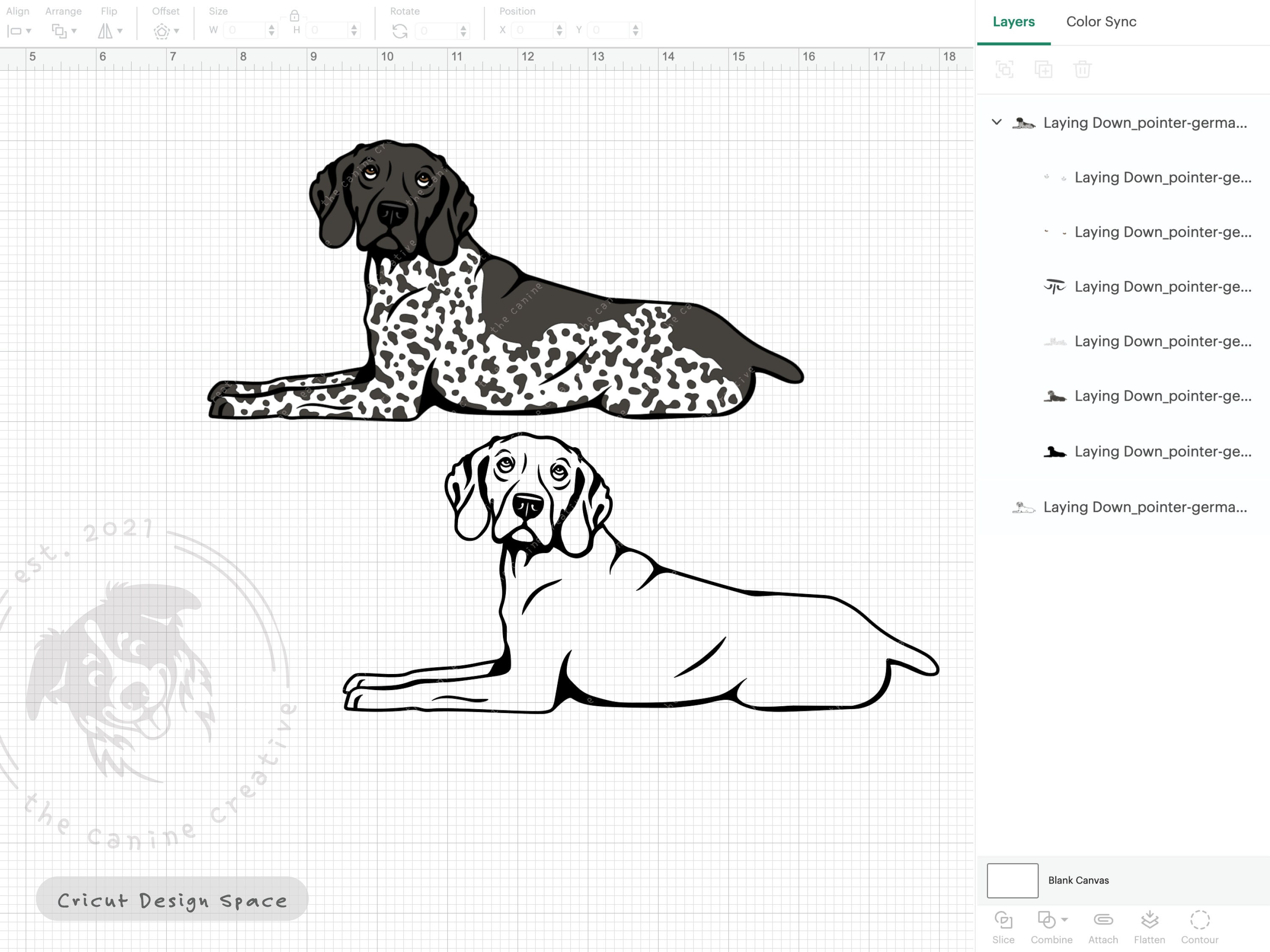 German Shorthaired Pointer SVG, GSP PNG, Dog Laying Down Clipart, Pet ...