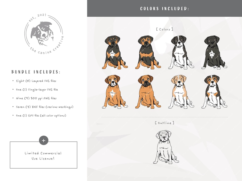 Puggle SVG, Beagle Pug Mix Breed Clipart, Dog Sitting Design, Puggle ...