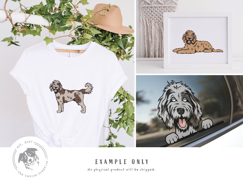 Doodle SVG Bundle Doodle Dog Clipart Merle Aussiedoodle Png - Etsy