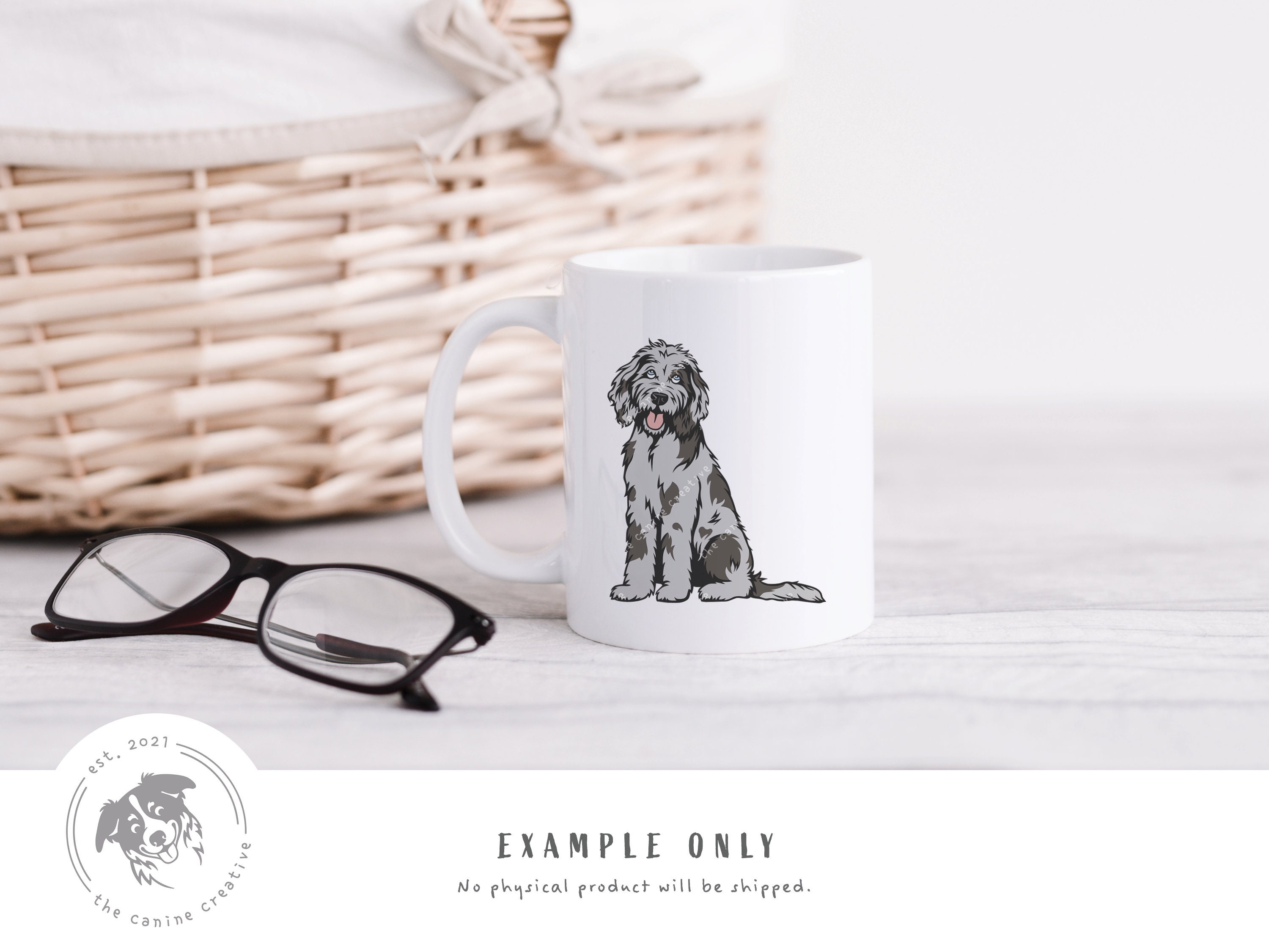 Doodle SVG Sitting Dog SVG Merle Aussiedoodle Png Layered - Etsy