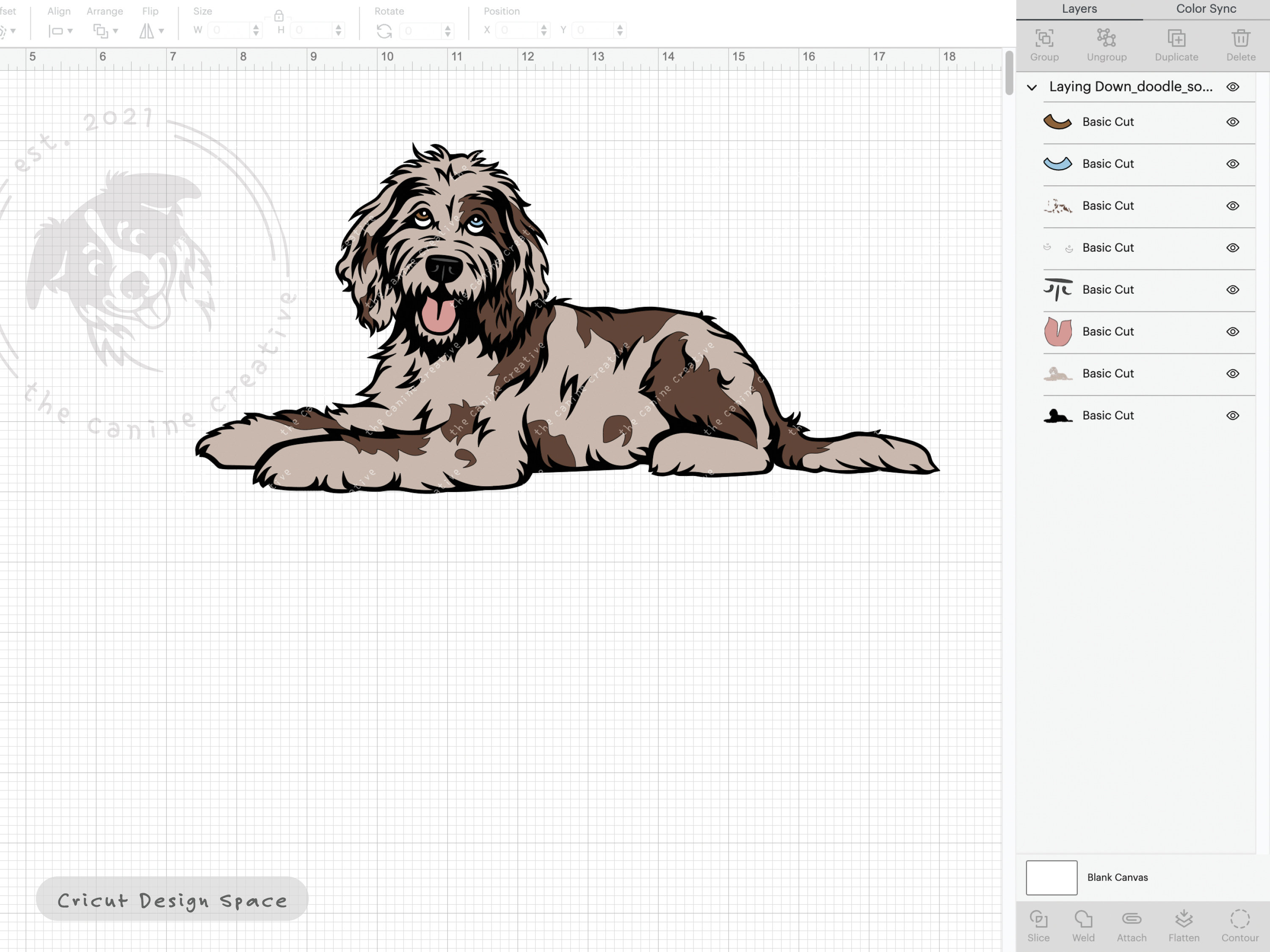 Doodle SVG Laying Down Dog SVG Merle Aussiedoodle Png - Etsy
