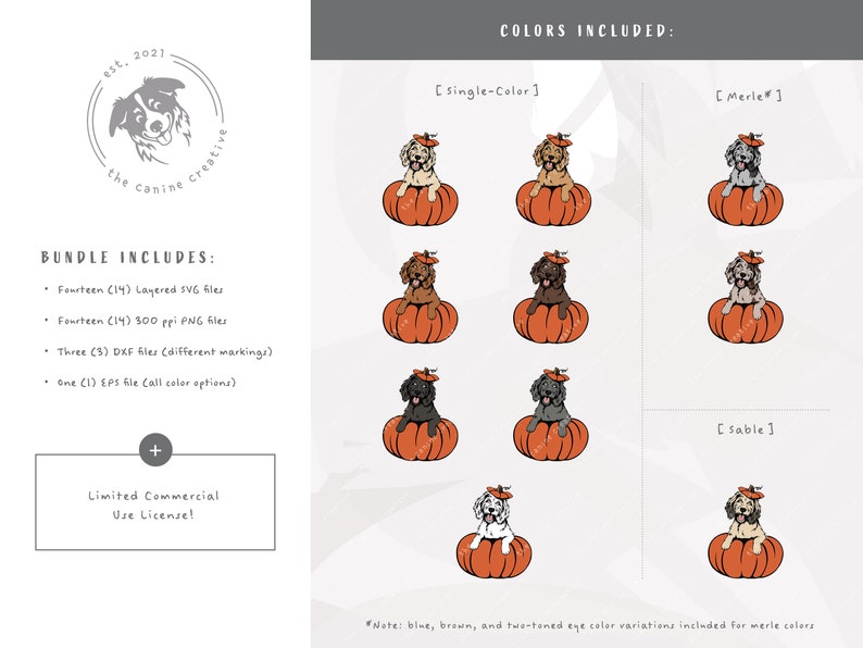 Fall SVG Doodle SVG Doodle Dog Clipart Peeking Dog Svg - Etsy