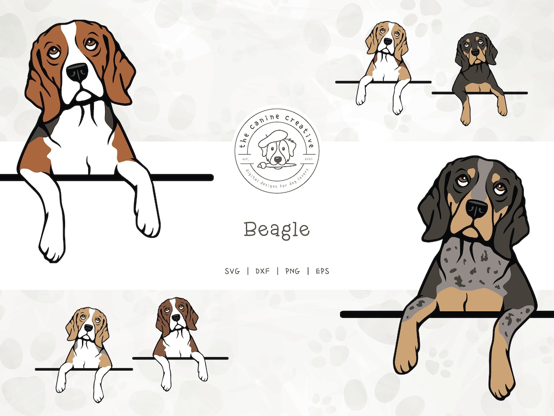 Beagle SVG, Beagle Png, Peeking Dog Svg 2, Dog Breed Art, Printable Dog ...