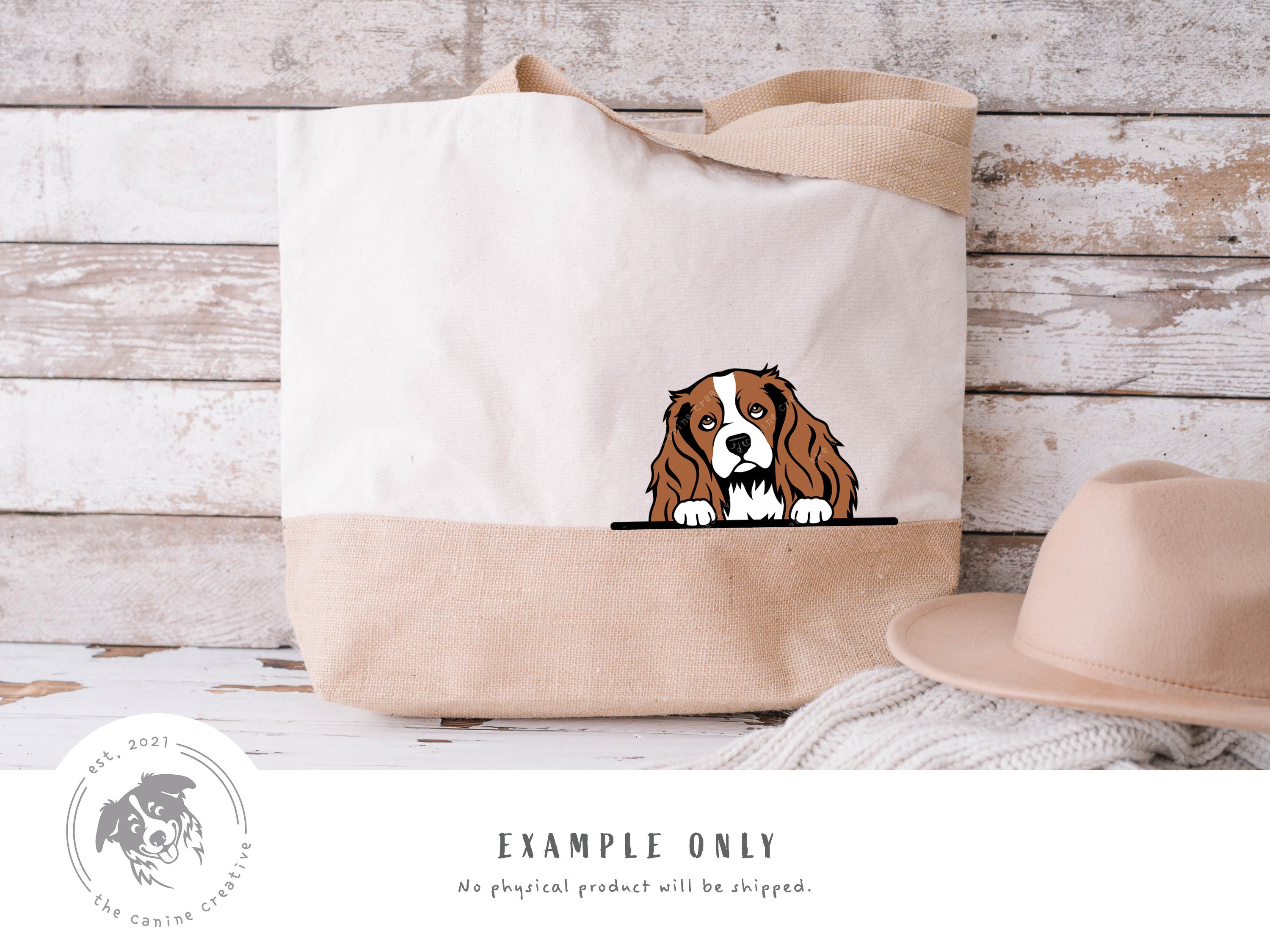 Cavalier SVG King Charles Spaniel SVG Peeking Dog 1 SVG - Etsy UK