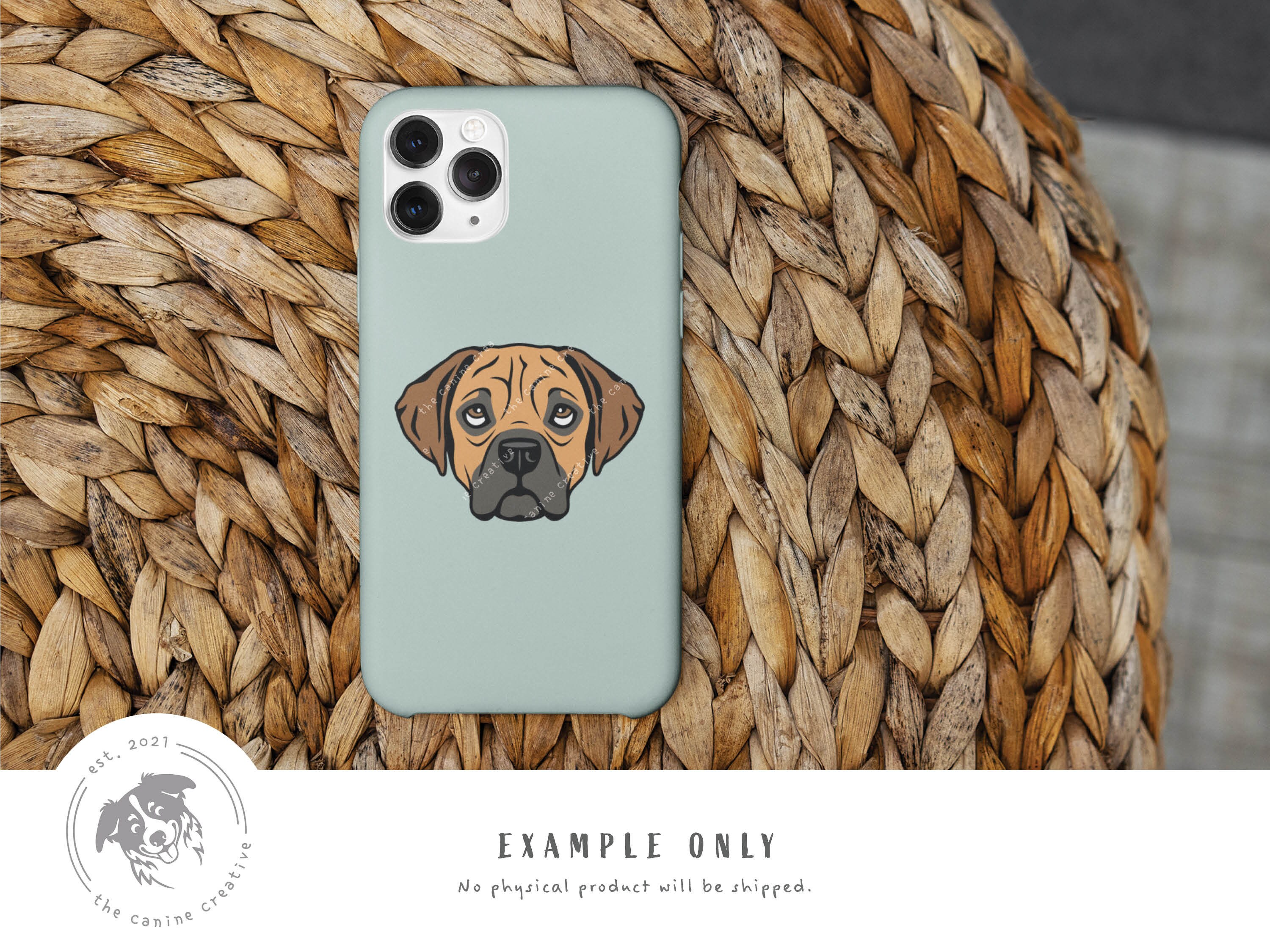 Puggle SVG Beagle Pug Mix Breed Clipart Dog Face Design - Etsy