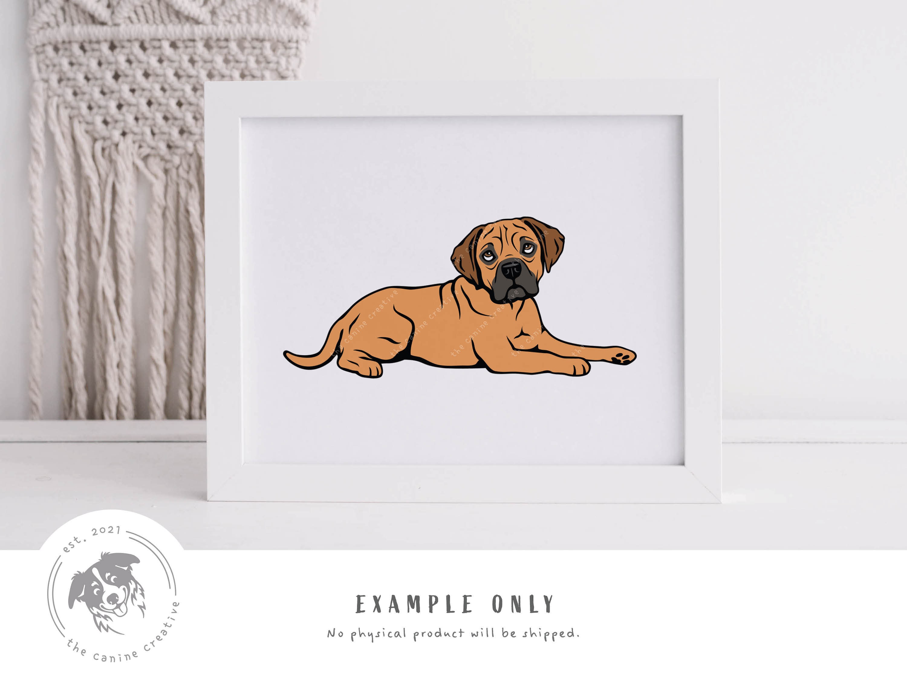 Puggle SVG, Beagle Pug Mix Breed Clipart, Dog Laying Down Design ...
