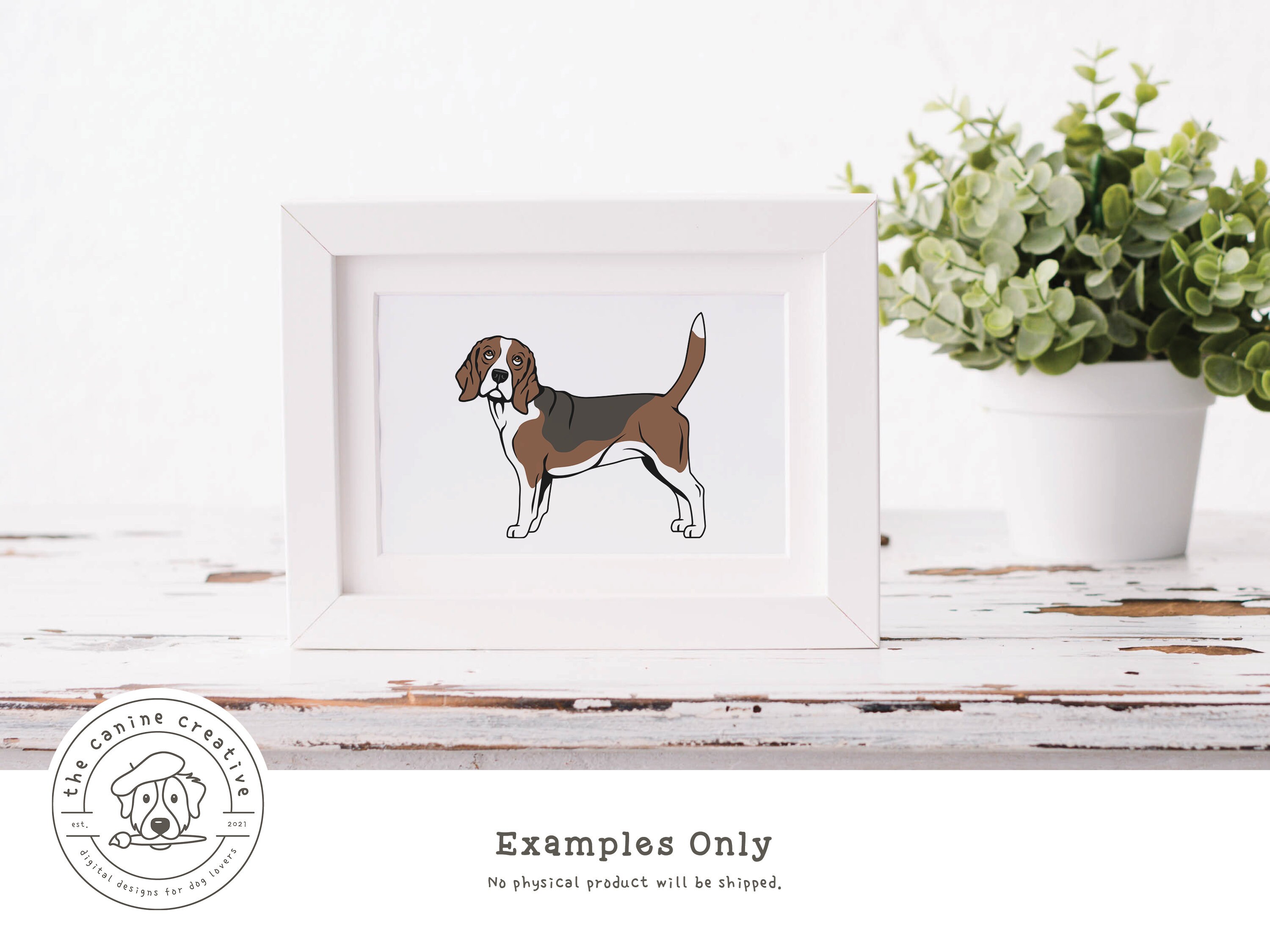 Beagle SVG Beagle Png Standing Dog Svg Dog Breed Art - Etsy UK