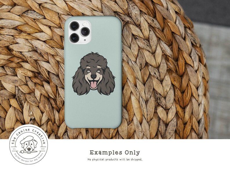 Poodles SVG Dog Face Svg Standard Poodle PNG Toy Poodle - Etsy