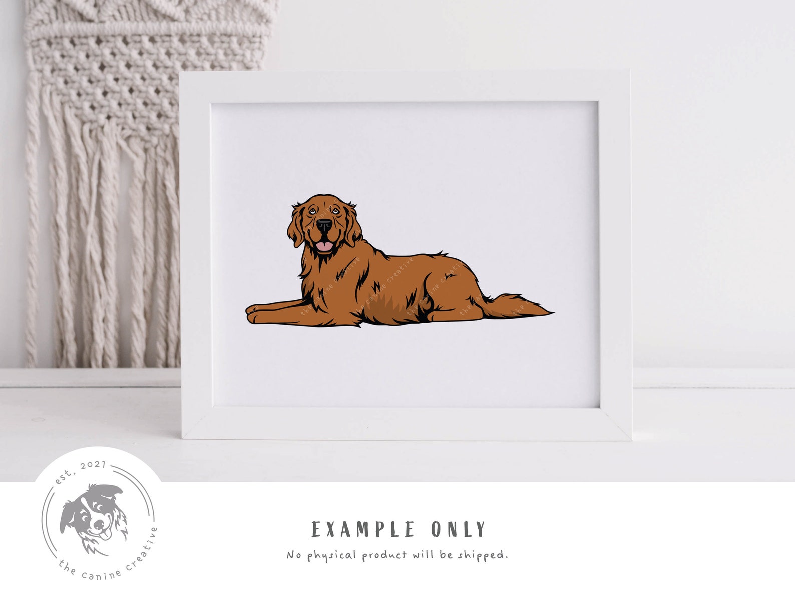 Golden Retriever SVG Dog Laying Down SVG Golden SVG Pet - Etsy