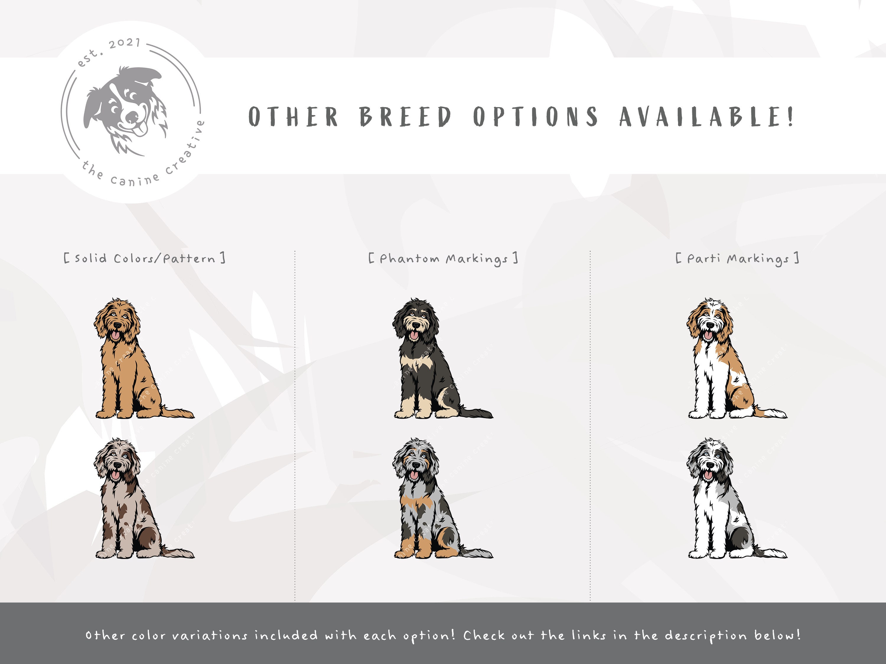 Tuxedo Doodle SVG Sitting Dog SVG Bernedoodle SVG - Etsy