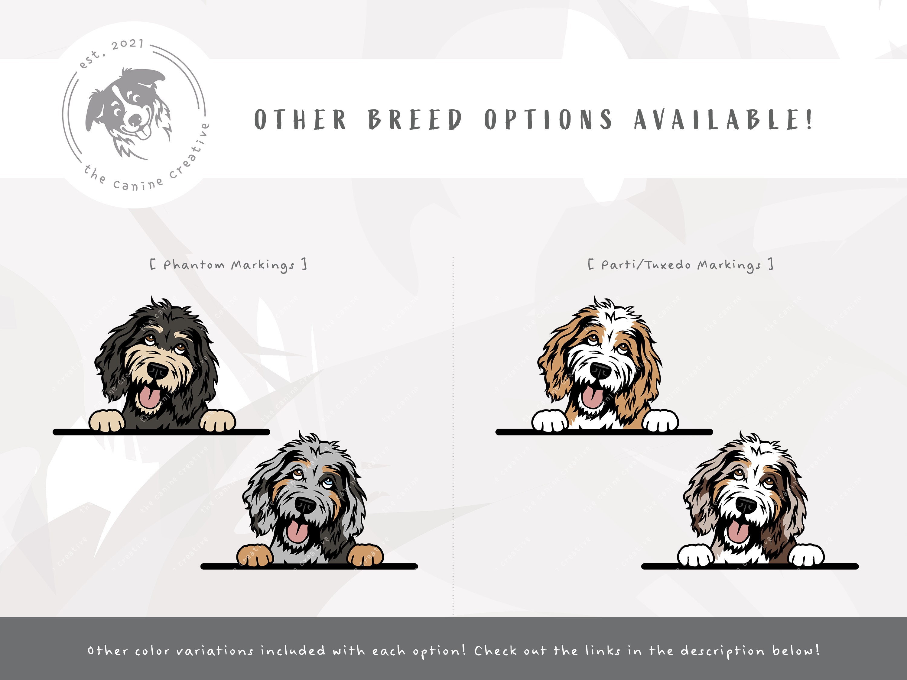 Doodle SVG Peeking Dog SVG 1 Merle Aussiedoodle Png - Etsy