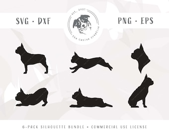French Bulldog SVG Layered Frenchie Cutting File - Etsy