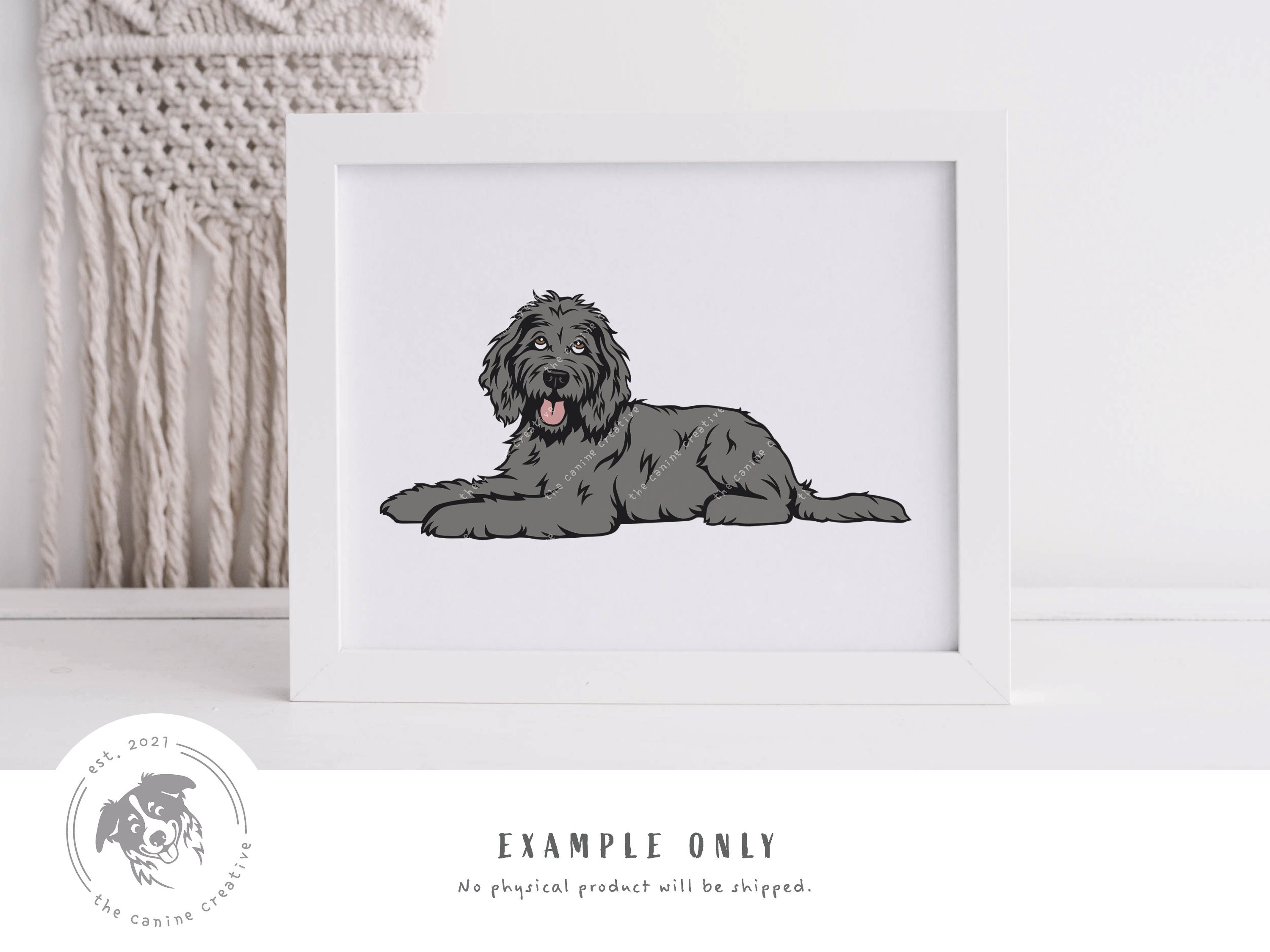 Doodle SVG Laying Down Dog SVG Merle Aussiedoodle Png - Etsy