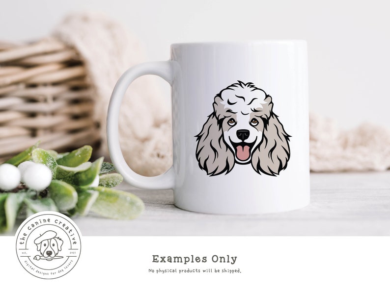 Poodles SVG Dog Face Svg Standard Poodle PNG Toy Poodle - Etsy