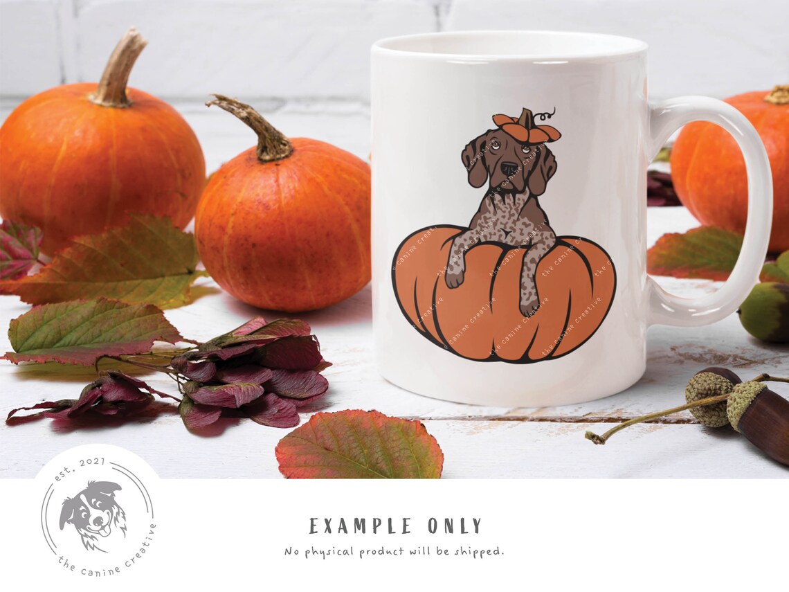 German Shorthaired Pointer SVG GSP SVG Pumpkin Dog Png Dog - Etsy