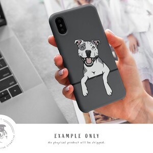 Pit Bull SVG, Staffordshire Dog PNG, Peeking Dog Design #2, Layered ...