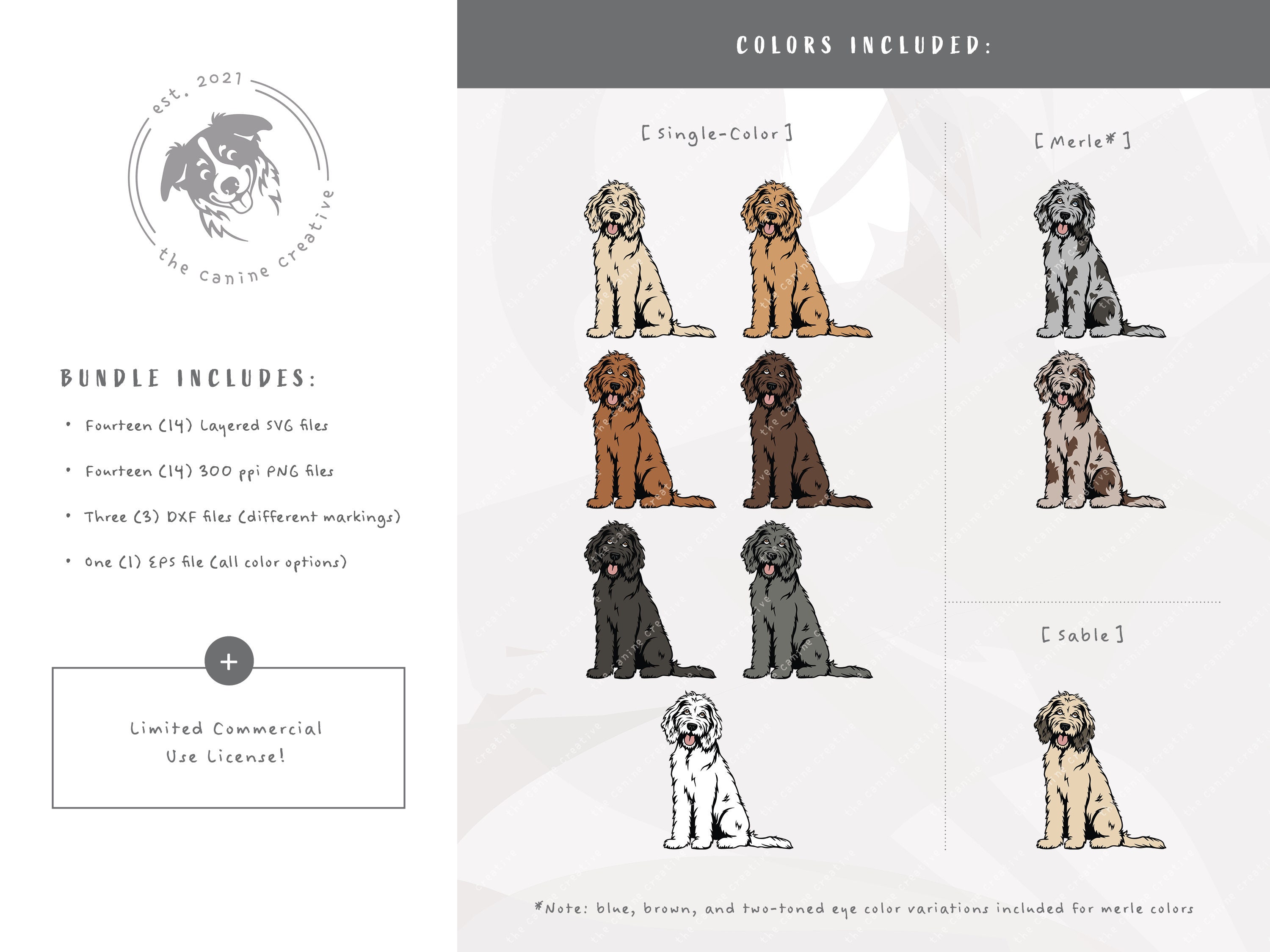 Doodle SVG Sitting Dog SVG Merle Aussiedoodle Png Layered - Etsy