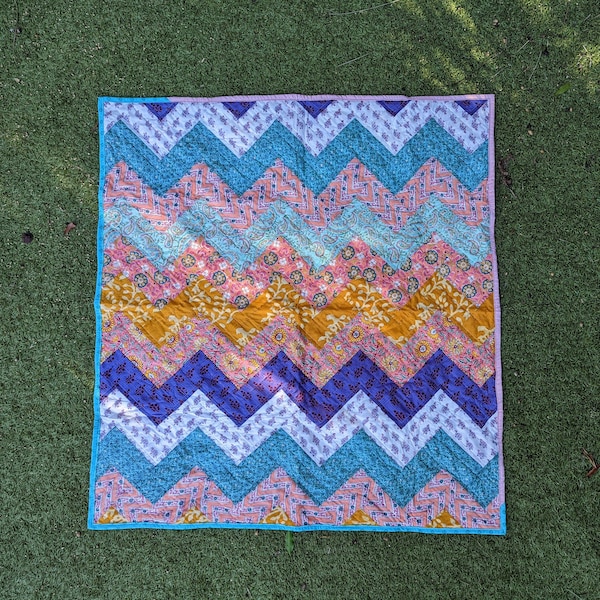 Chevron Baby Quilt - Etsy