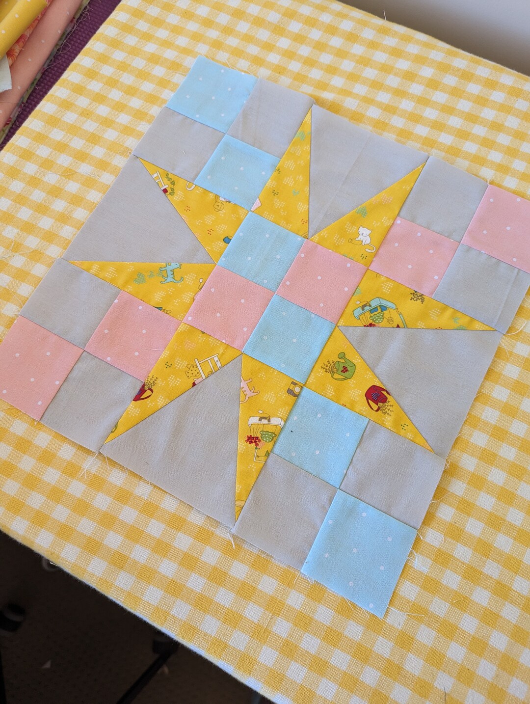 Star Block Bundle | PDF Pattern | Wonky Star | Modified Arkansas Star ...