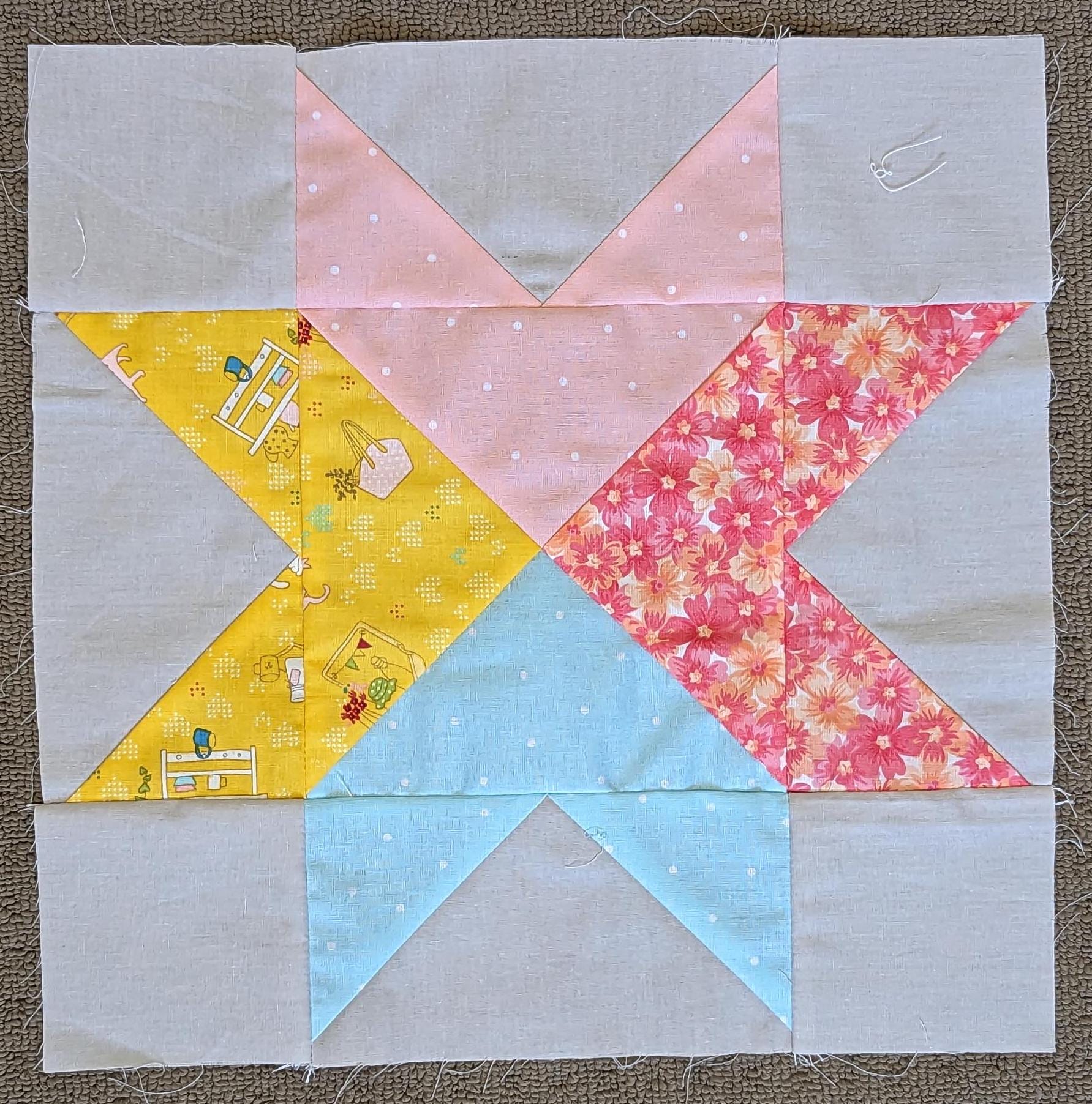 Star Block Bundle | PDF Pattern | Quarter Star | Split Ohio Star ...