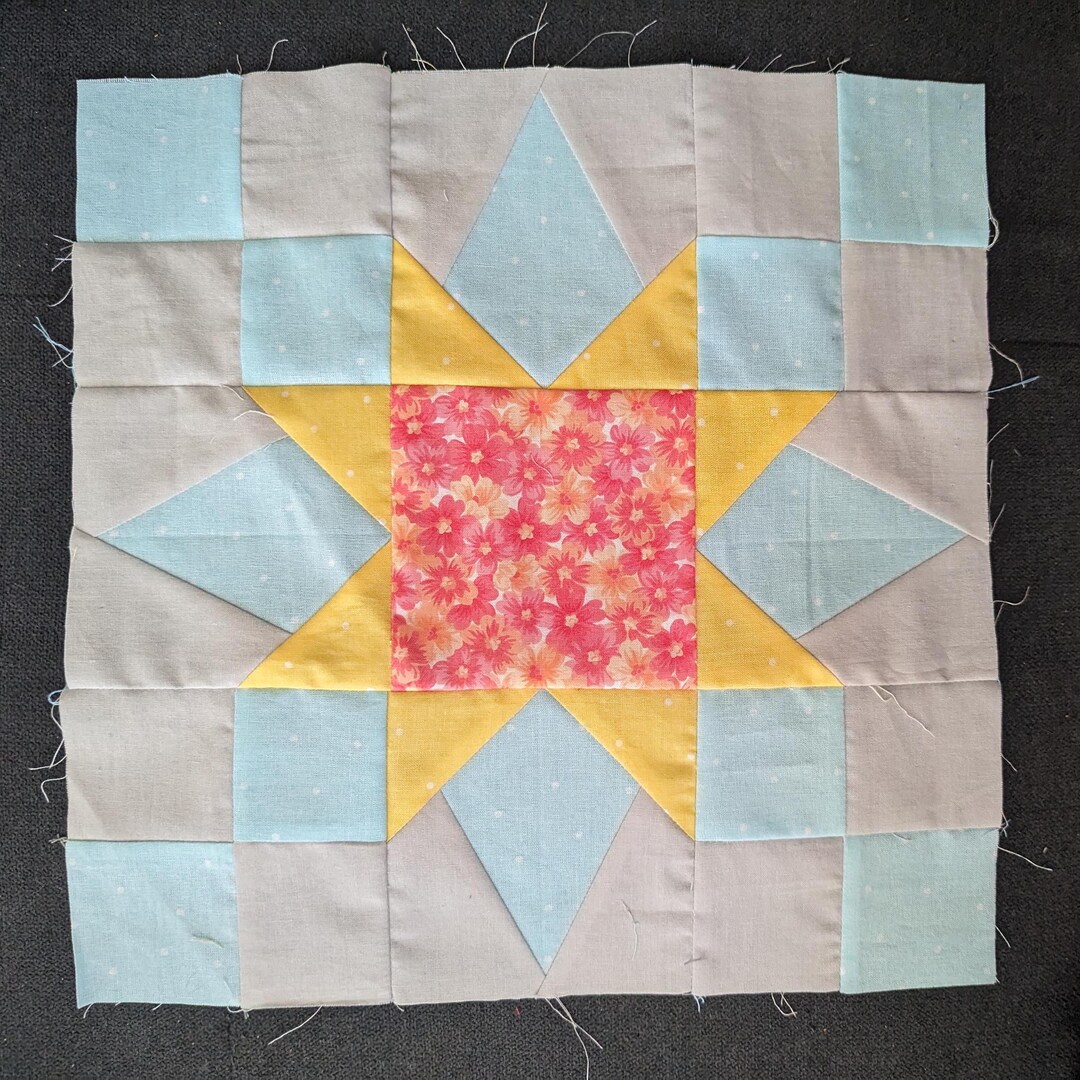 Star Block Bundle | PDF Pattern | Quarter Star | Split Ohio Star ...