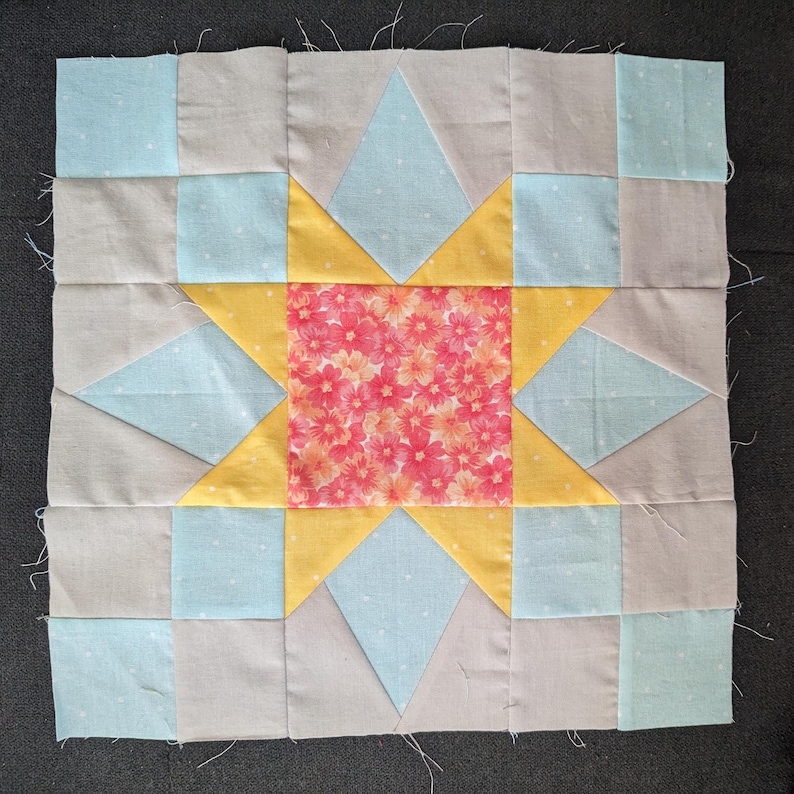 Star Block Bundle | PDF Pattern | Quarter Star | Split Ohio Star ...