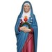 Immaculate Conception Statue in Resin Cm. 35 inches 13,77 for Indoors ...