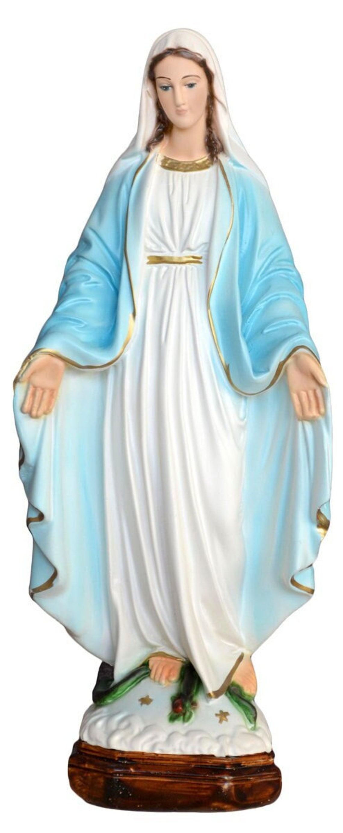 Immaculate Conception Statue in Resin Cm. 35 inches 1377 - Etsy