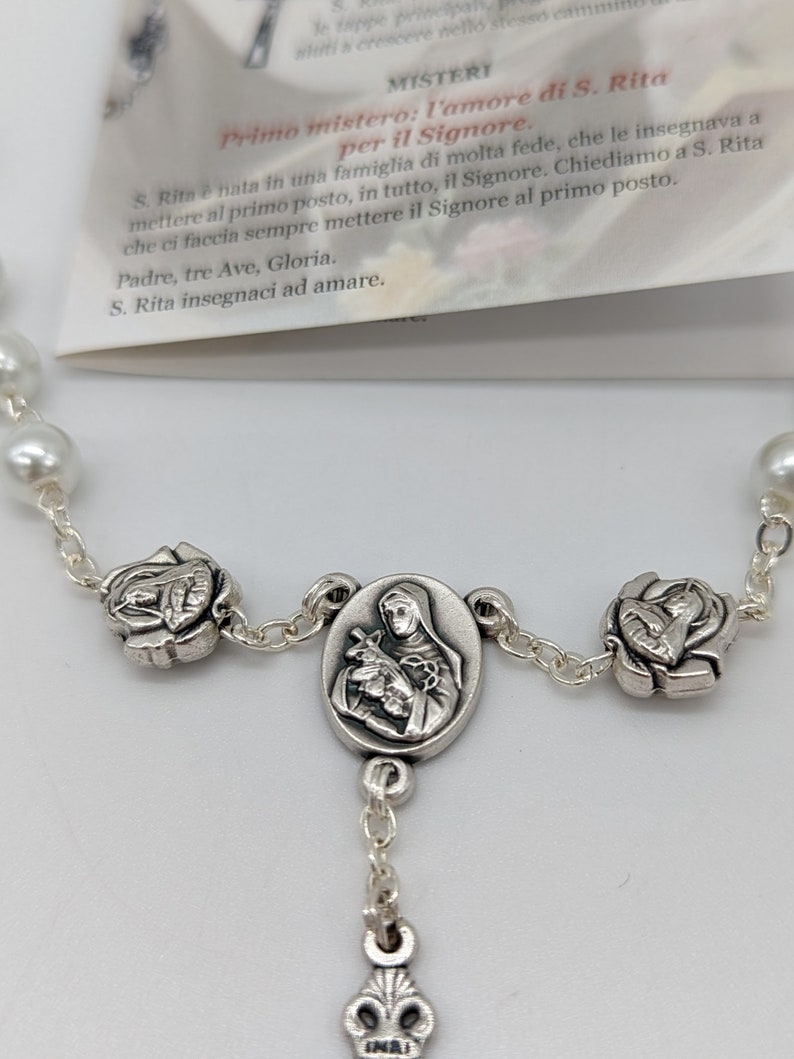 Chaplet of St Rita. St. Rita Rosary 32 Cm 12.59'' - Etsy