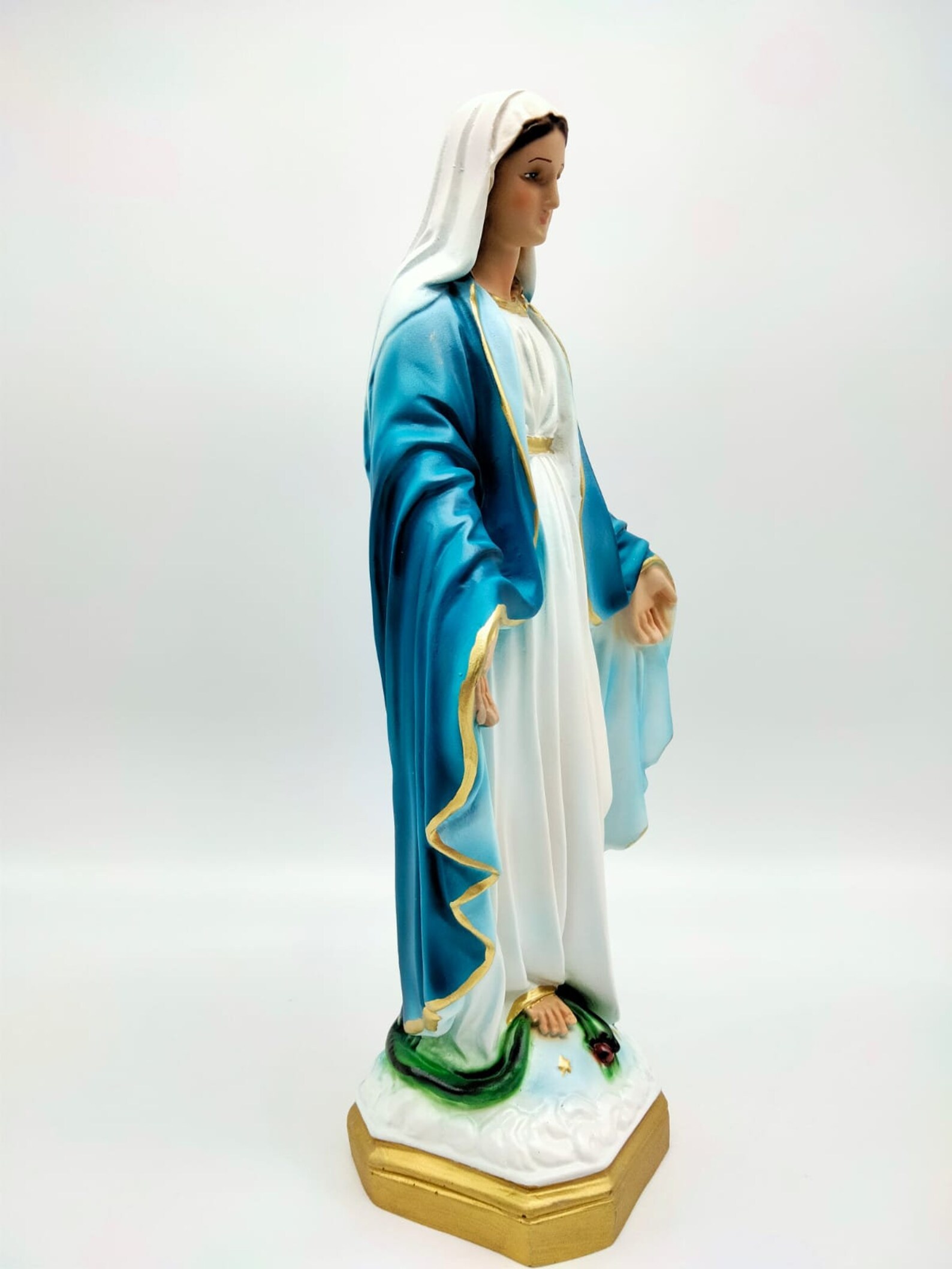 Immaculate Conception Statue in Resin Cm. 35 inches 1377 - Etsy
