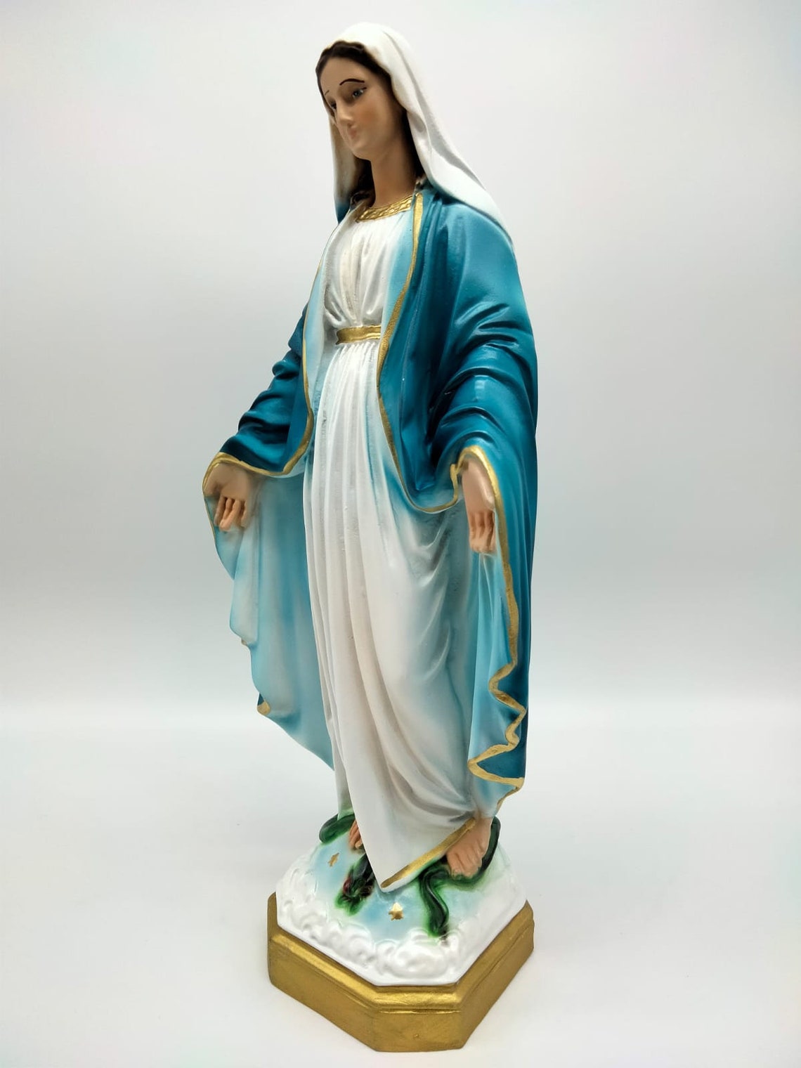 Immaculate Conception Statue in Resin Cm. 35 inches 1377 - Etsy