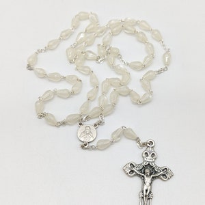 Rosary of Our Lady of Tears Cm 43 Grains Mother of Pearl Effect. Rosary ...