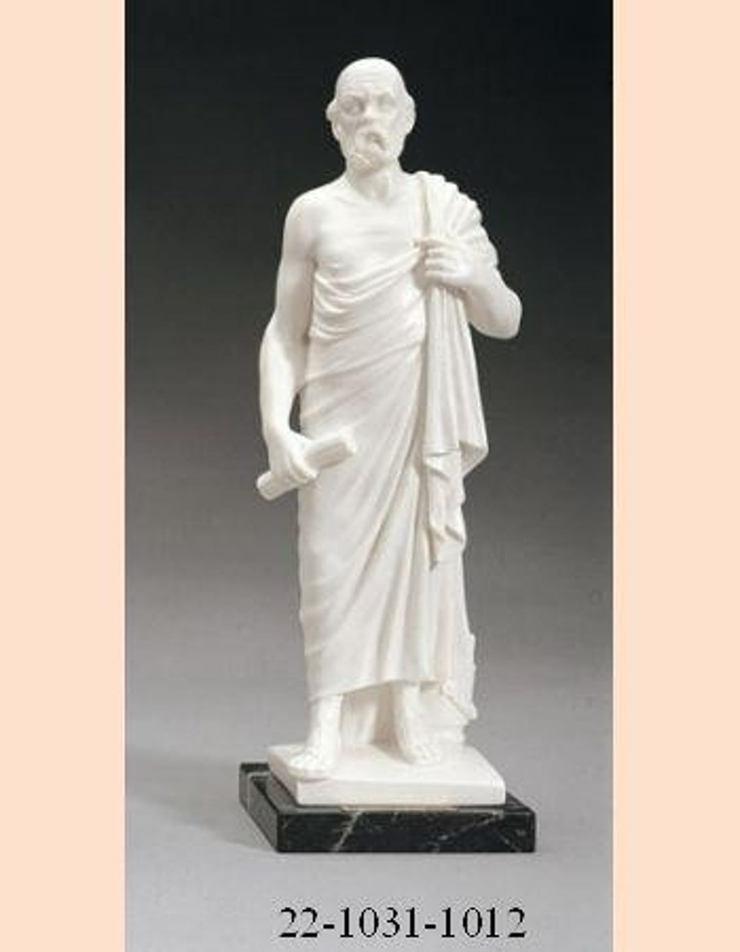 Statue of Socrates in White Marble Dust 31 Cm | Italy | Greek ...