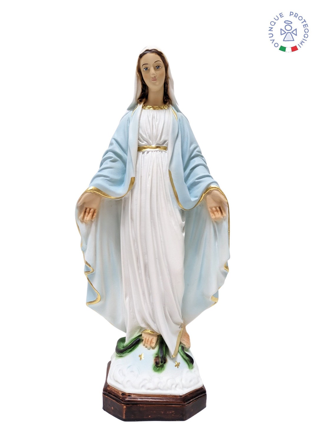 Immaculate Conception Statue in Resin Cm. 35 (inches 13,77) for Indoors ...