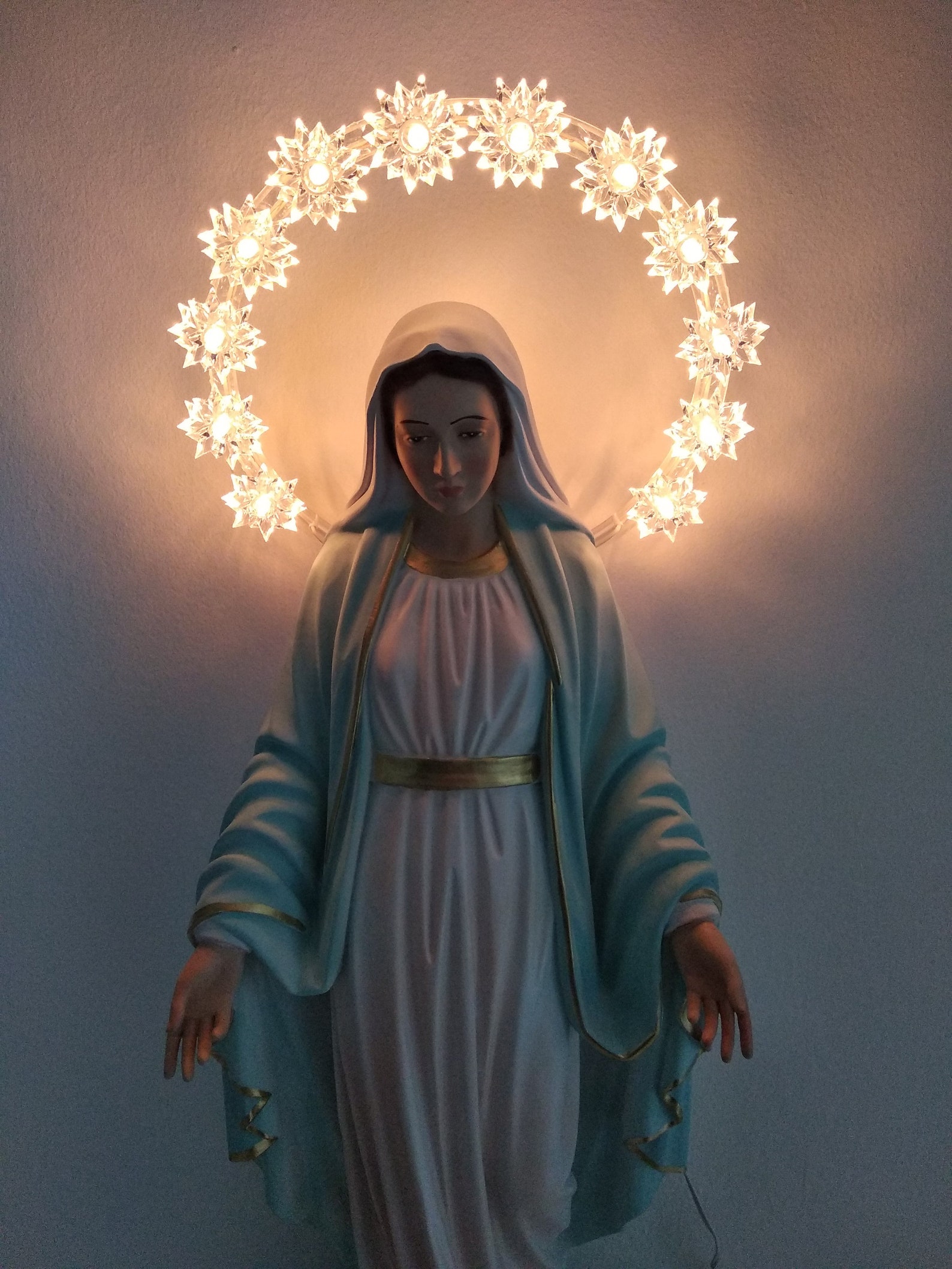 Statue of Our Lady Immaculate Conception Cm 50 inches 1968 | Etsy