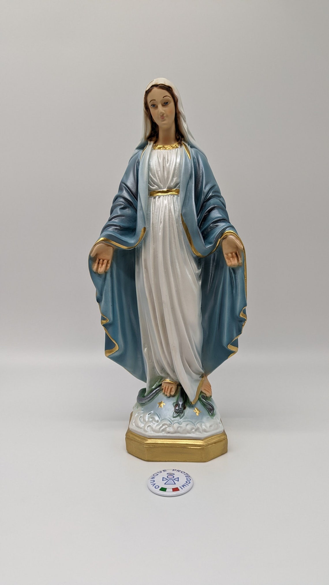 Immaculate Conception Statue in Resin Cm. 35 inches 1377 - Etsy