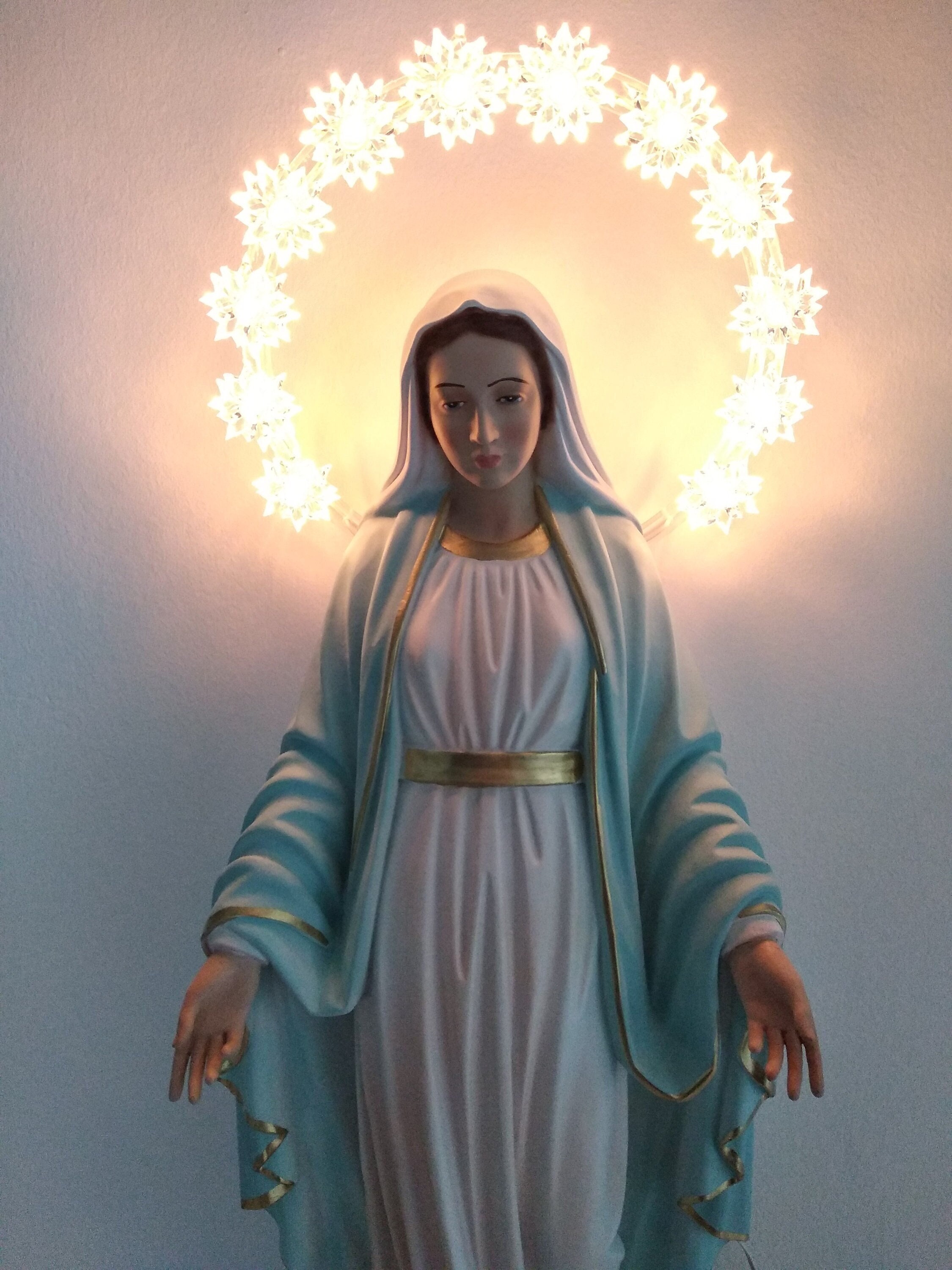 Statue of Our Lady Immaculate Conception Cm 50 inches 1968 | Etsy