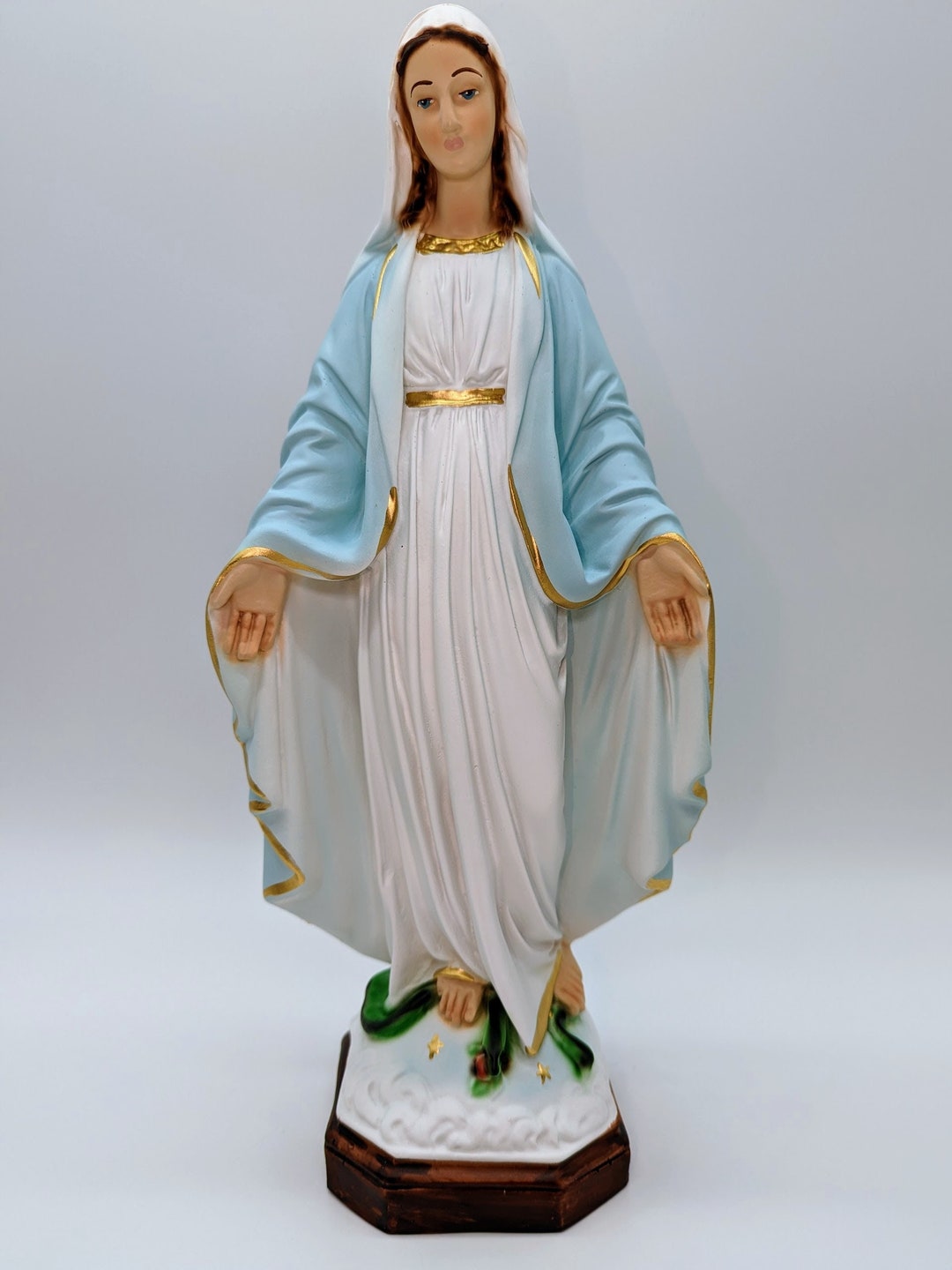 Immaculate Conception Statue in Resin Cm. 35 inches 1377 - Etsy