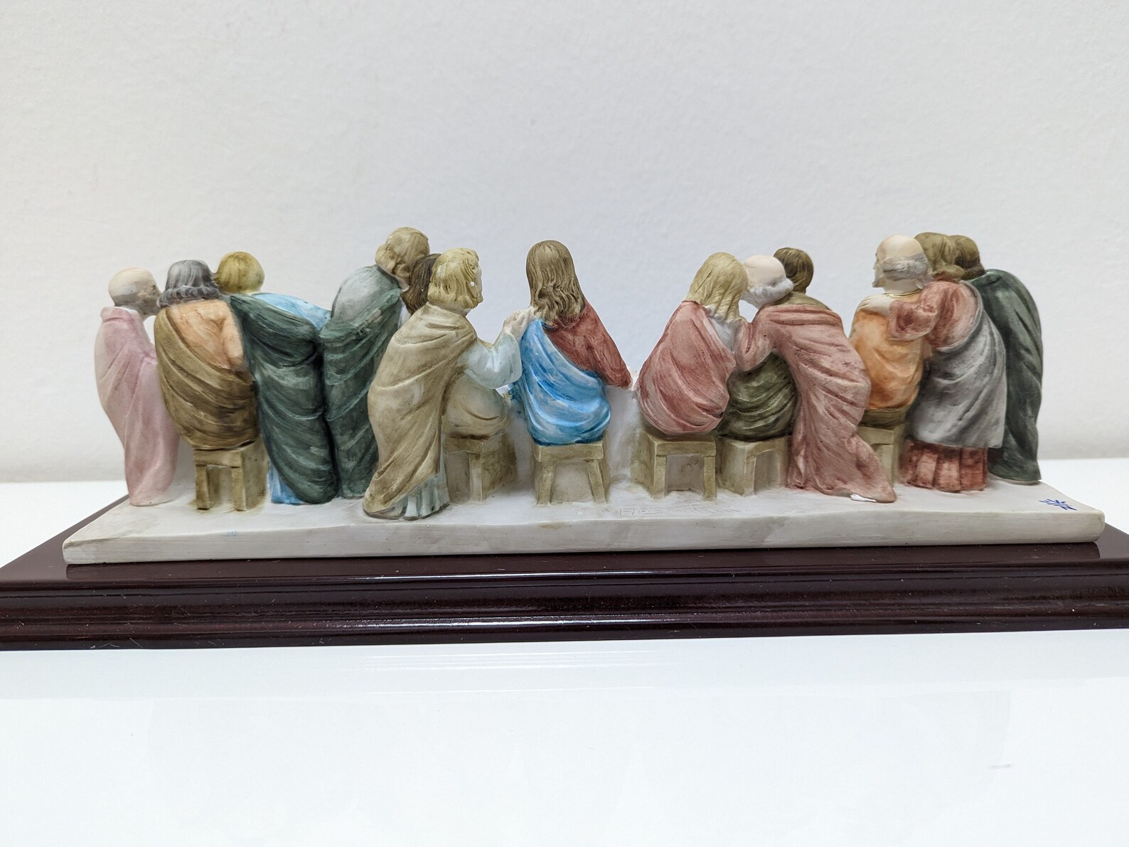 Statue of the Last Supper Made of Marble Dust Hand Painted in - Etsy